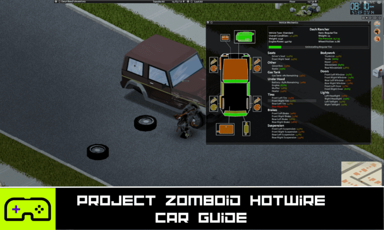 Project Zomboid Hotwire Car Guide - The Blue and the Black Wire - Indie Game Culture