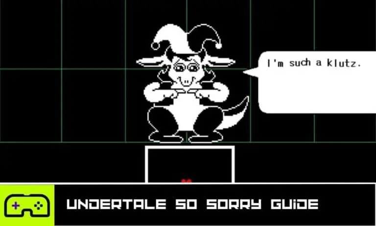 Undertale So Sorry Guide - Indie Game Culture