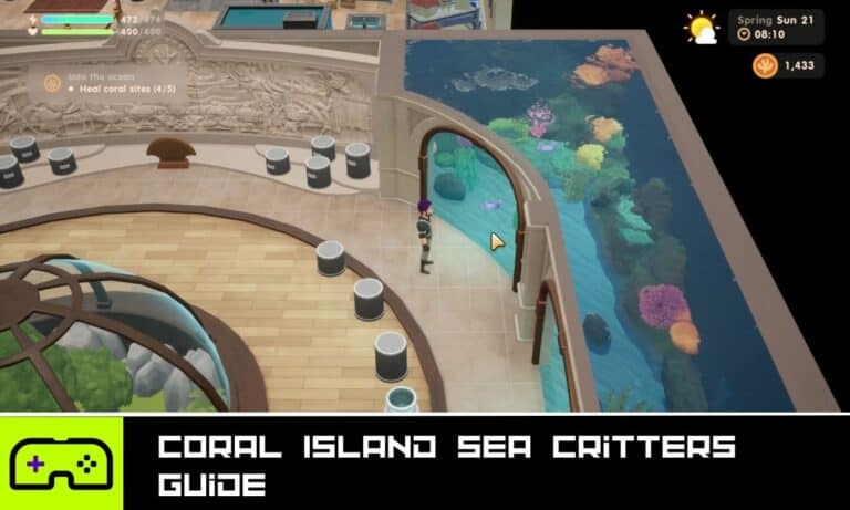 Coral Island Sea Critters Guide - A Hot Crustacean Band - Indie Game ...