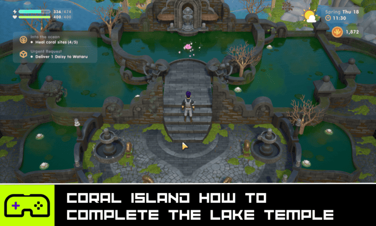 Coral Island How to Complete the Lake Temple - Rejuvenate the Land and ...