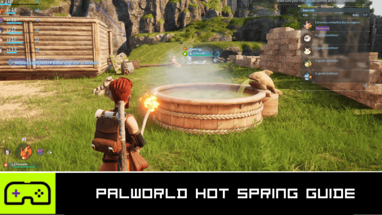How To Build a Hot Spring In Palworld